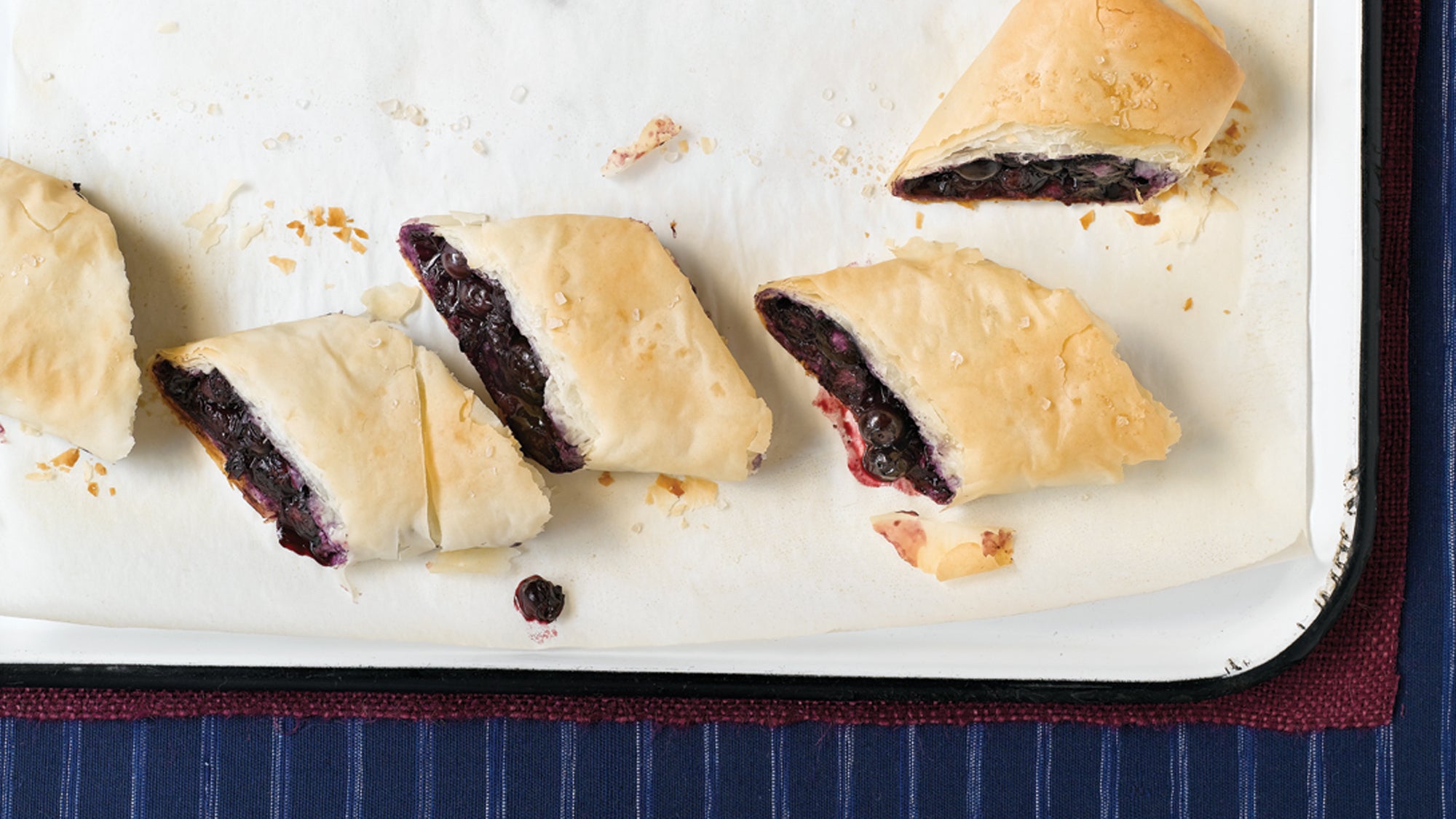 Blueberry Strudel
