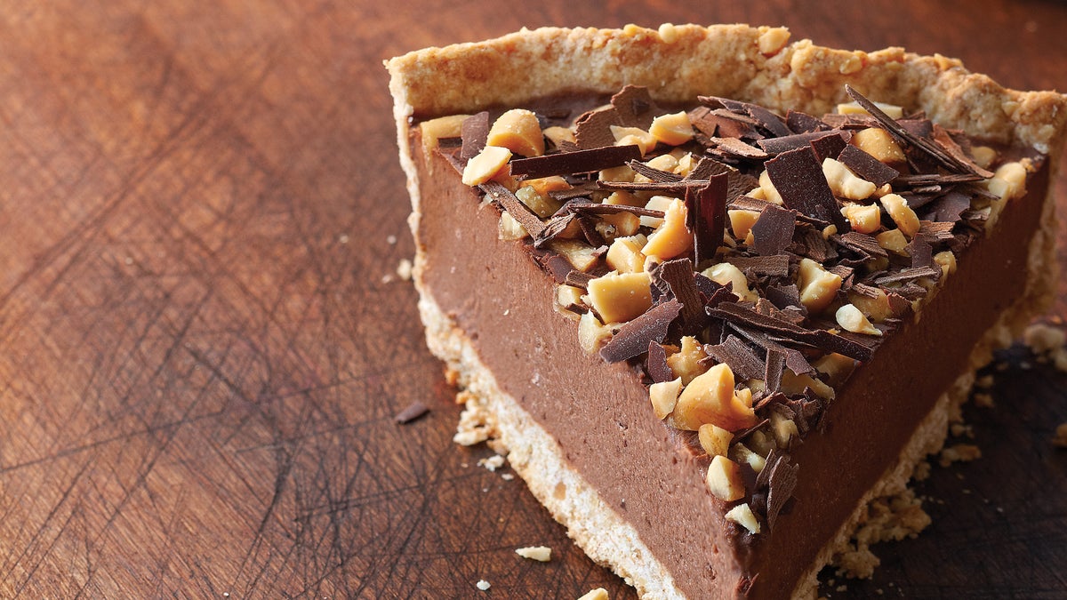 Chocolate Banana Freezer Pie | Clean Desserts