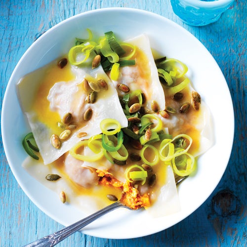 Roasted Squash & Apple Ravioli Recipe