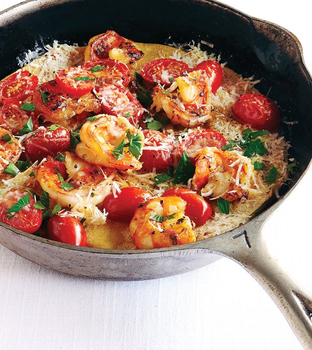 Shrimp Scampi Flatbread Recipe