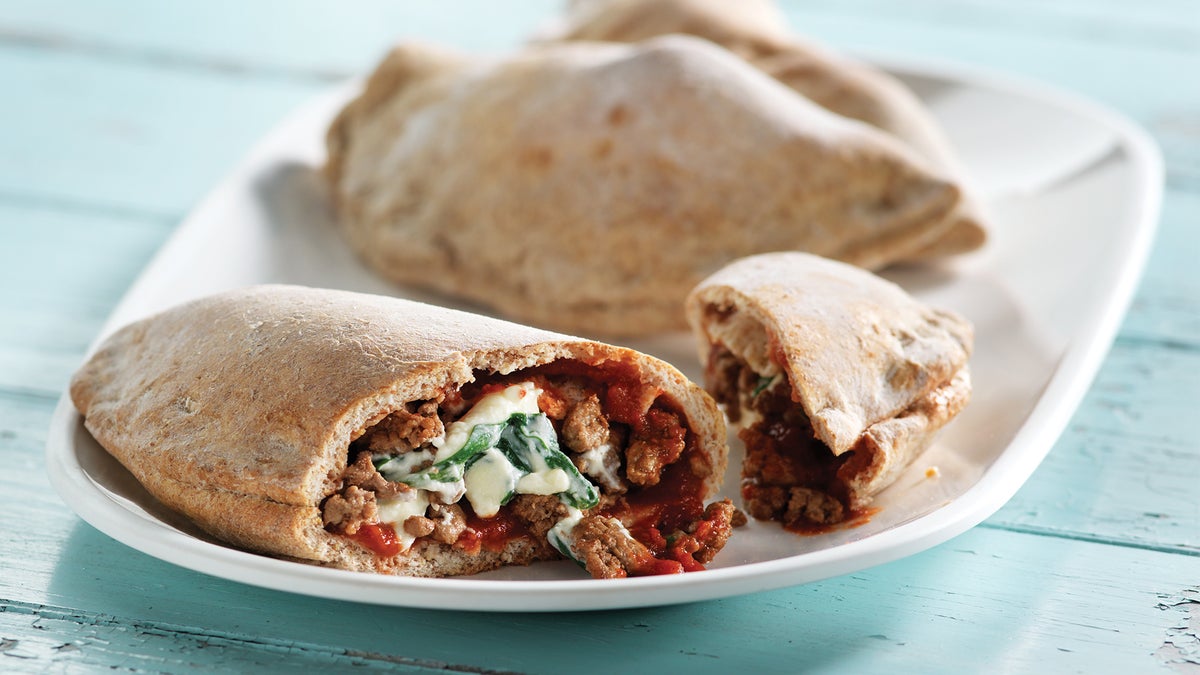 Turkey & Spinach Calzones with Ricotta Recipe