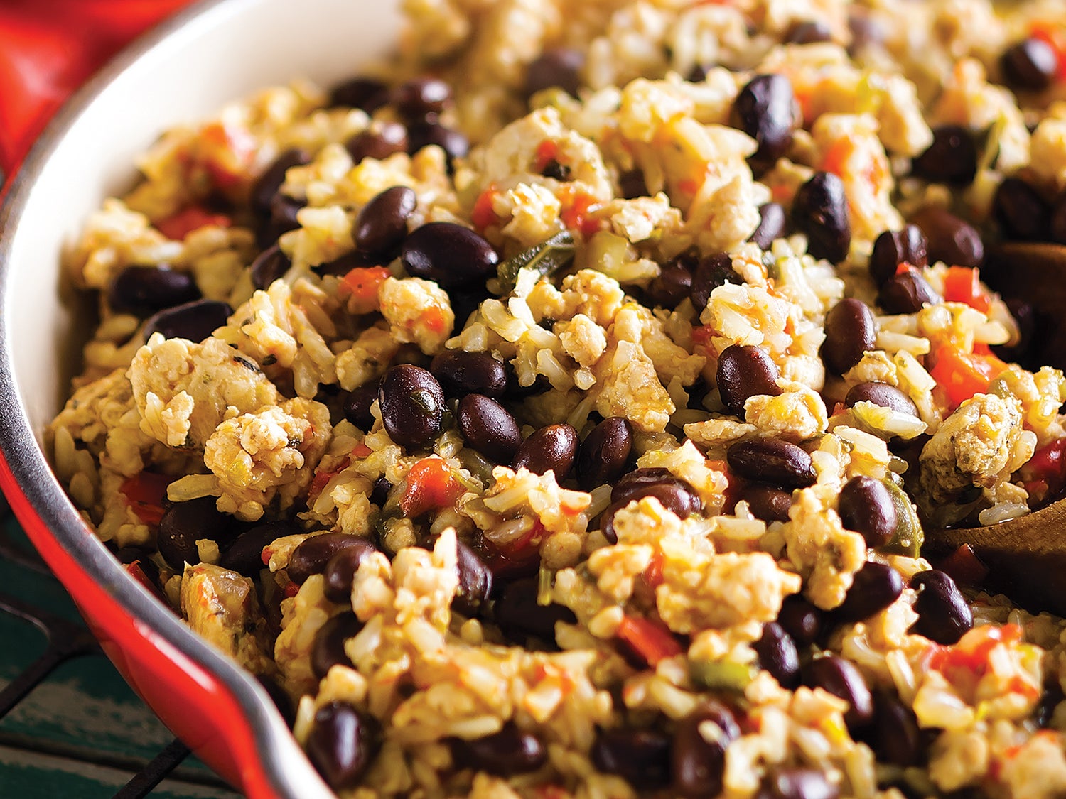 Cuban Rice And Beans With Chicken