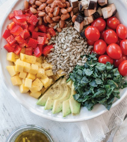 Portobello & Adzuki Bean Salad Recipe