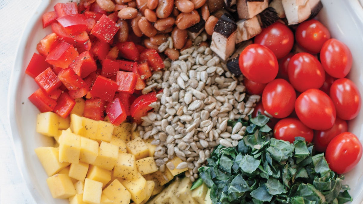 Portobello And Adzuki Bean Salad Recipe