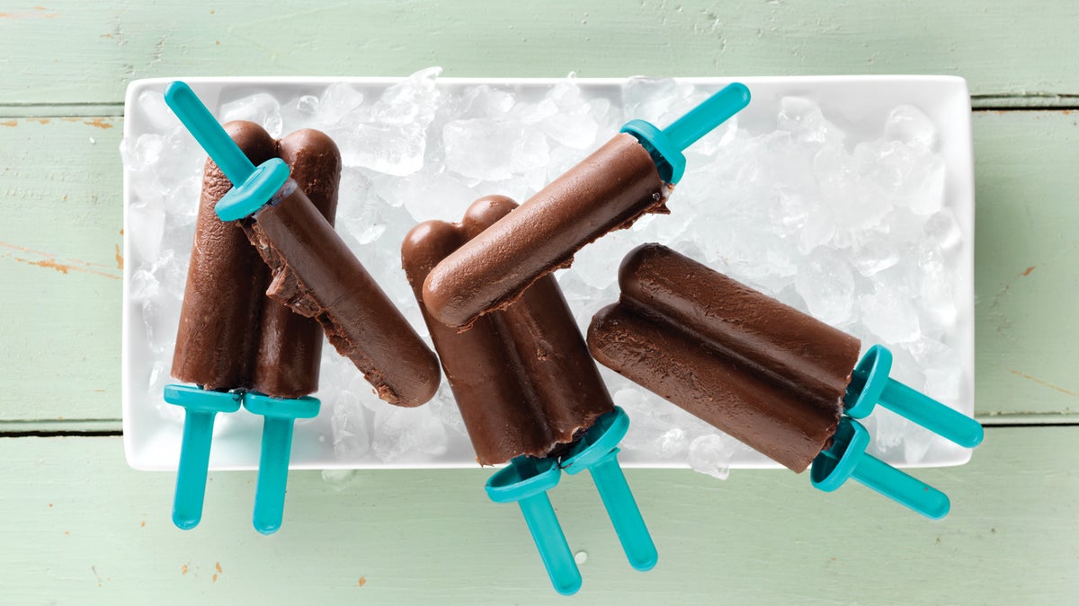 Double-Chocolate Fudge Pops Recipe