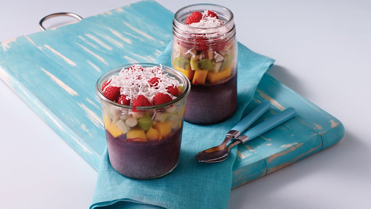 Rainforest Acai Breakfast Jars Recipe