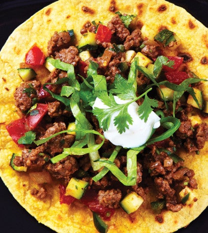 Sloppy Open-Faced Tacos Recipe | Slow Cooker Recipes