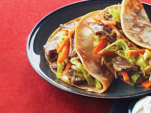 Ground Beef Crepes Savory Crepe Recipe