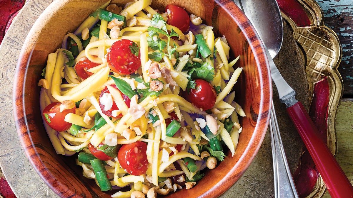Shredded Papaya Salad Recipe | Thai Food Recipes