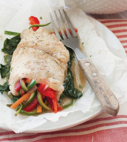 Sole & Summer Vegetable Parchment Packets Recipe