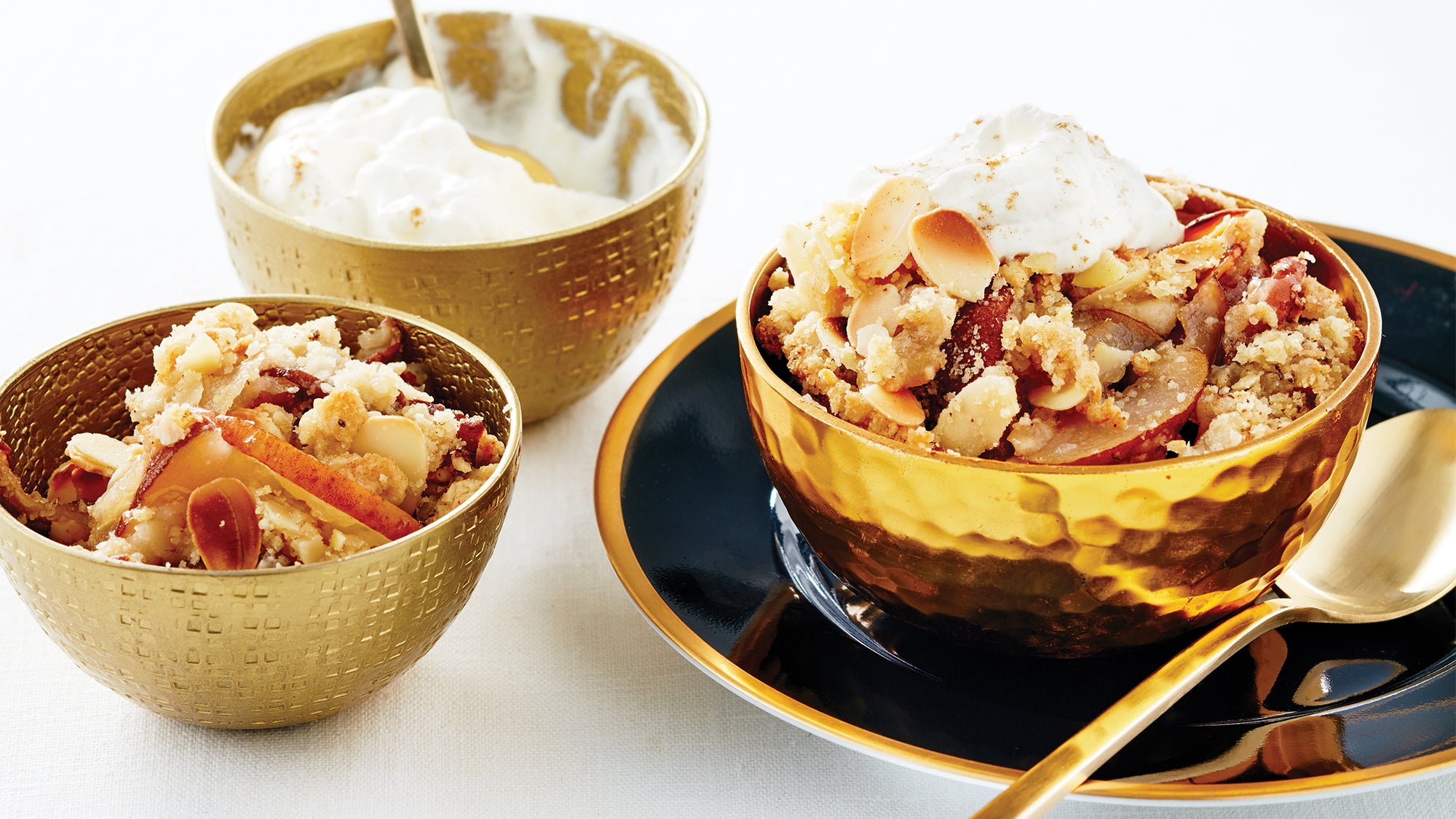 Pear & Almond Crumble Recipe