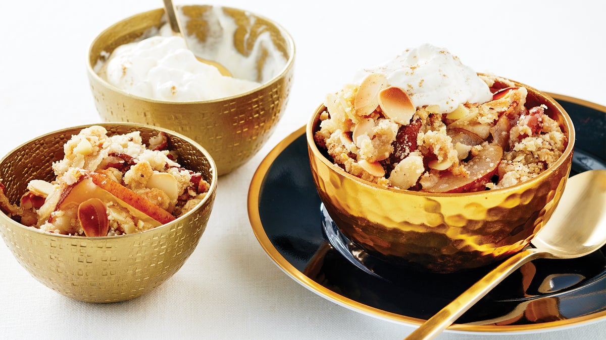 Pear & Almond Crumble Recipe