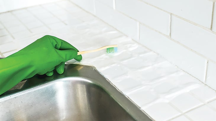 DIY Grout Buster | Clean Living