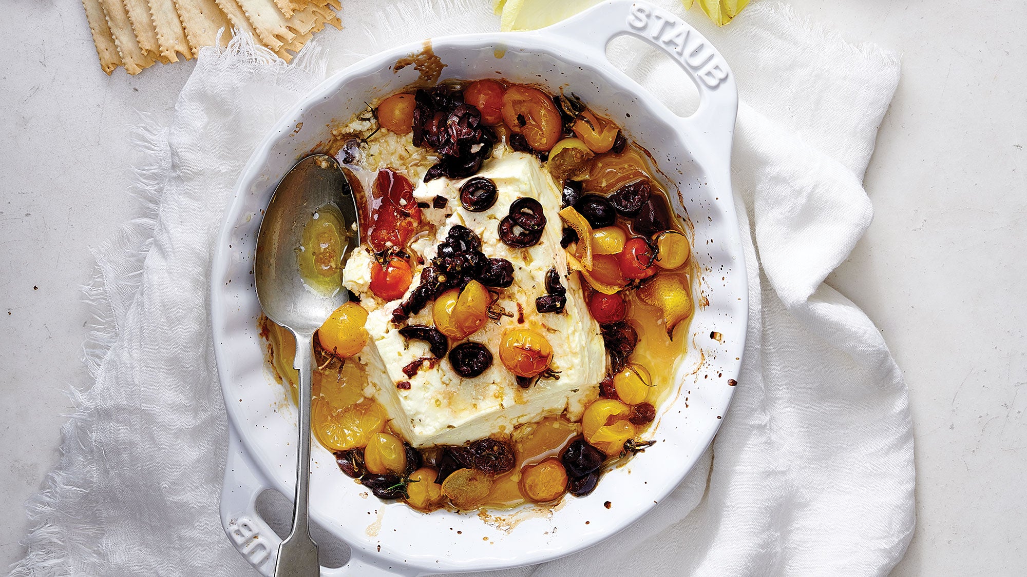 Vegetarian Baked Feta Recipe | Vegetarian Appetizers