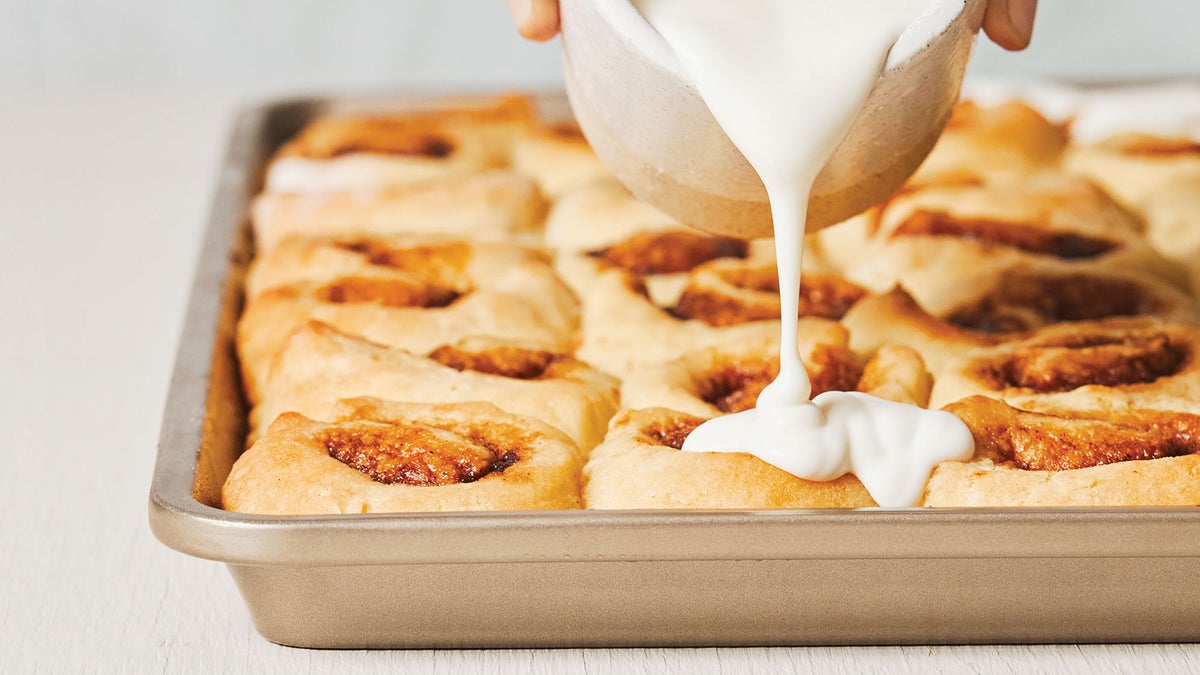 Sheet-Pan Mini Cinnamon Buns Recipe