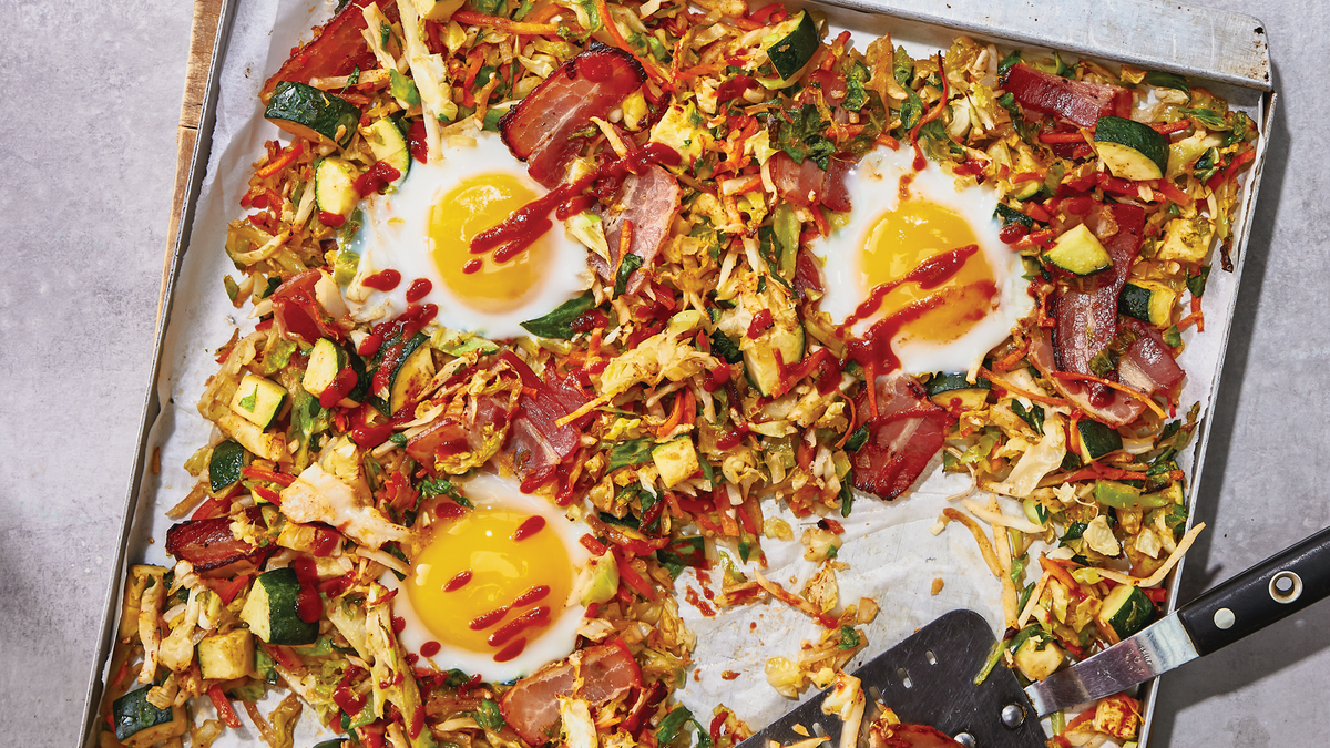 Keto Sheet Pan Breakfast Recipe - Clean Eating