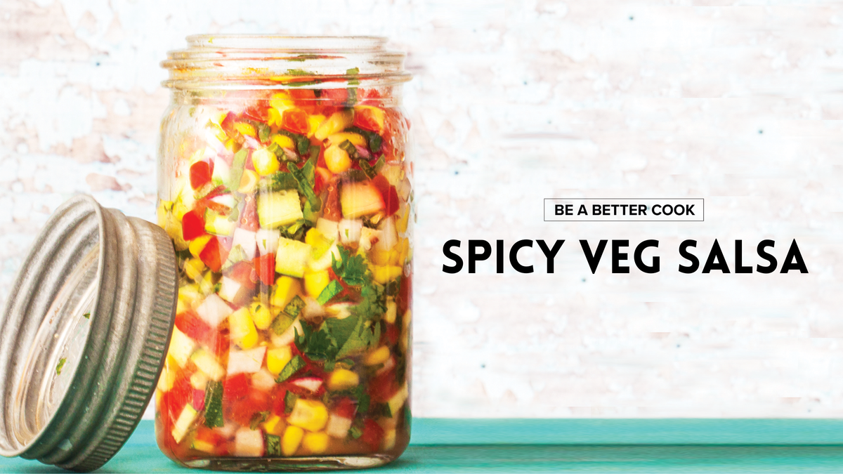 Step-by-Step Spicy Veg Salsa - Clean Eating