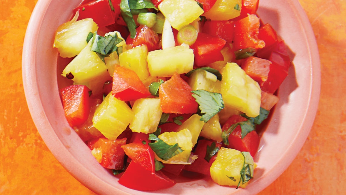 Pineapple-Red Pepper Salsa Recipe - Clean Eating