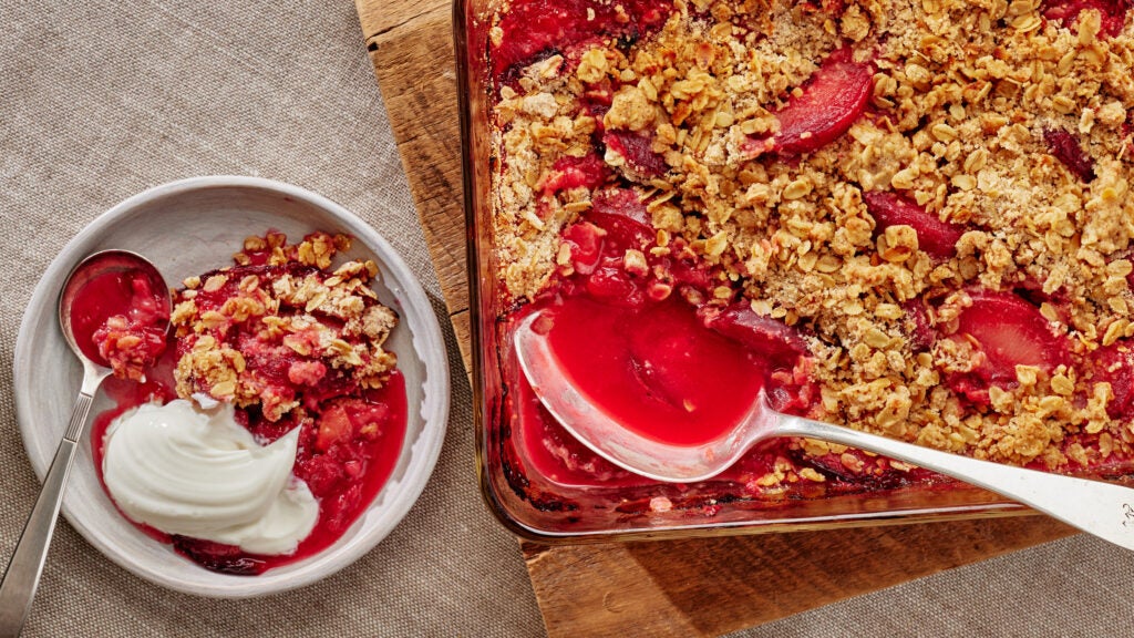 The Easier-Than-Pie Plum Crumble - Clean Eating